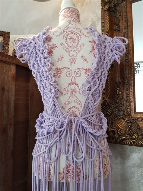 Robe Macrame Etsy France
