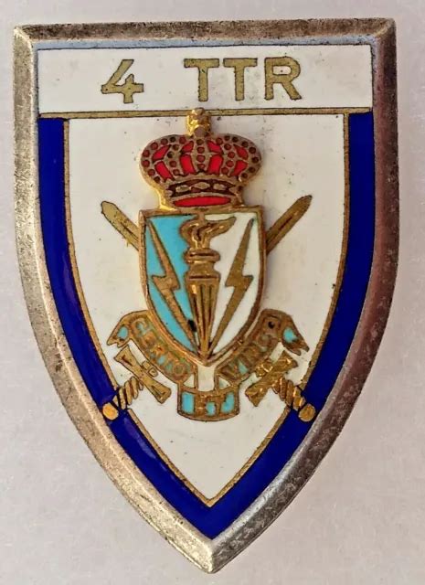 Insigne Militaire Belge Belgique Ttr R Giment Des Transmissions