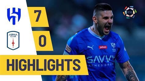 Al Hilal Vs Abha Extended Highlights Goals Mitrovic Saudi Pro