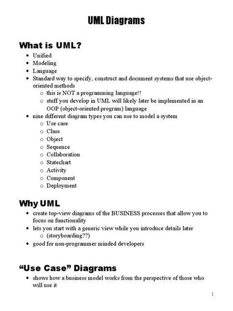 uml uml diagrams pdf class computer programming inheritance object oriented programming