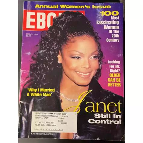 Ebony Mag March Cover Annual Woman S Issue With Janet Jackson