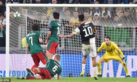 Juventus 2 1 Lokomotiv Moscow Paulo Dybala Brace Rescues The Hosts
