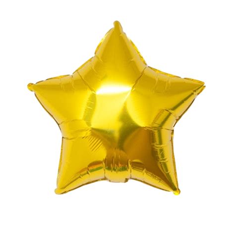 Free 3d Rendering Golen Star Balloon For Celebrates Like Birthday
