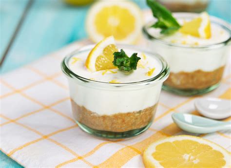 Zitronen Käsekuchen im Glas WECK