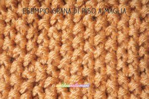 Punti Uncinetto Come Fare Il Punto Grana Di Riso