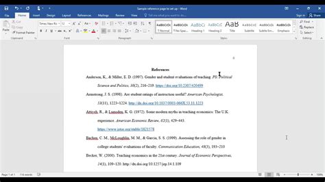 APA Style 7th Edition Quick Tips Create Hanging Indentations And Cite