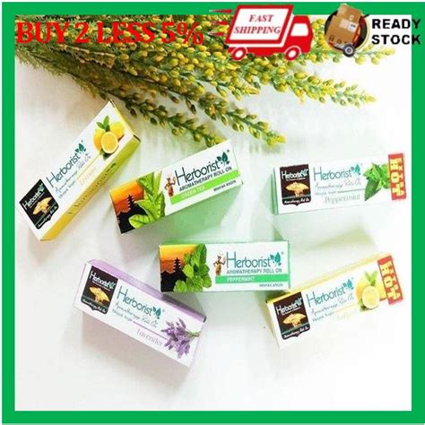 Herborist Aromatherapy Roll On Ointment Medicated Oil Minyak Angin