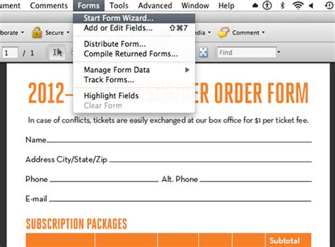 Creating Fillable Pdf Forms With Indesign And Adobe Acrobat