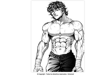 Los Mejores Dibujos De Baki Para Colorear Todo Para Colorear