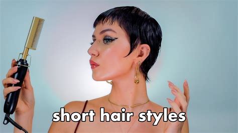 How I Style My Grown Out Buzzcut Hair YouTube