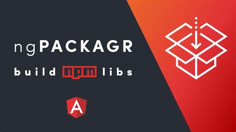 build an angular library with ngpackagr