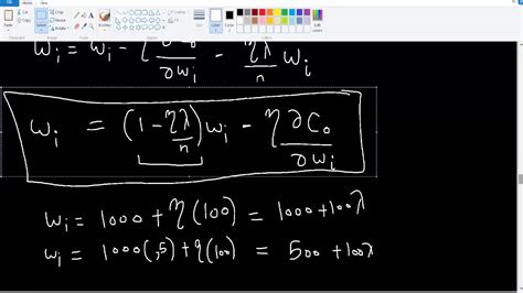 l2 and l1 regularization with gradient descent youtube