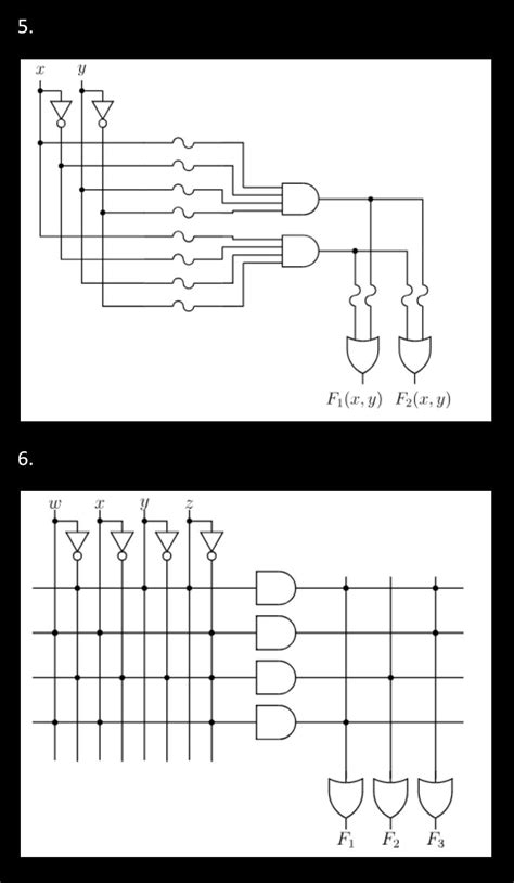 solved combinational logic circuits describe each of them