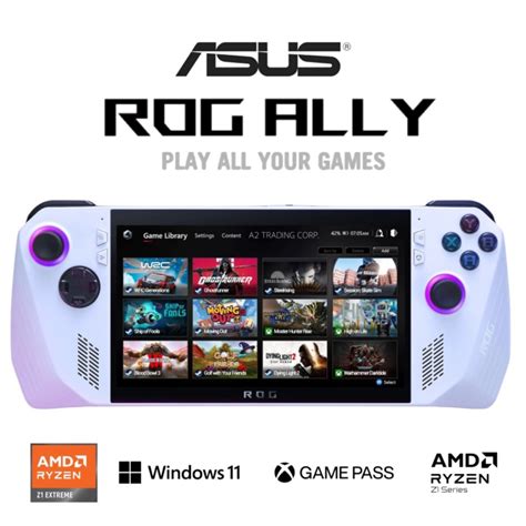 ASUS ROG Ally 7 120Hz FHD 1080p Gaming Handheld AMD Ryzen Z1 Extreme