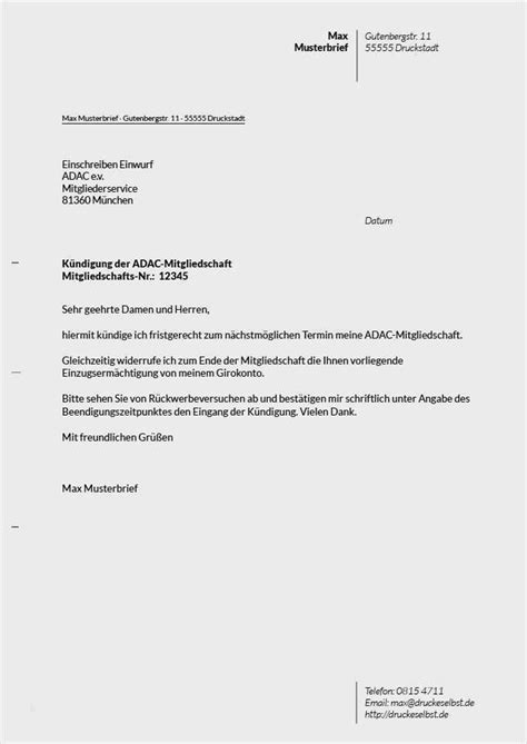 Kuendigung Fsj Muster