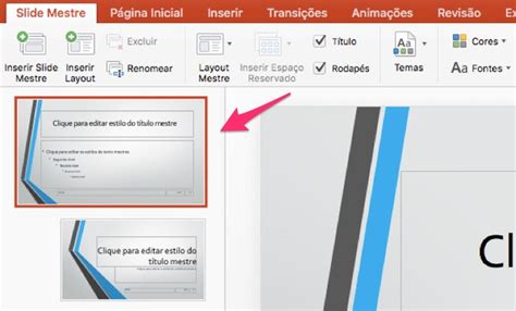 Formatação no PowerPoint como mudar toda a apresentação de uma só vez