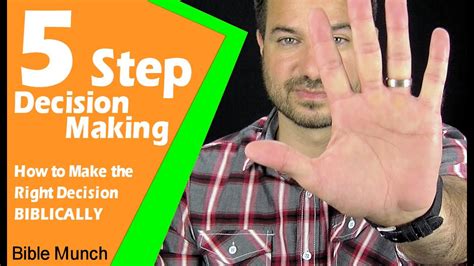 Step Decision Making How To Make The Right Decision Biblically