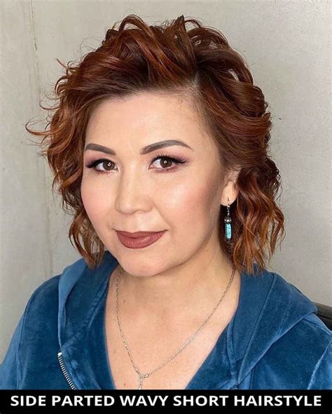 Don T Miss This Super Pretty Side Parted Wavy Short Hairstyle If You