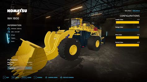 Mod Komatsu Wa V Fs Farmingsimulator App