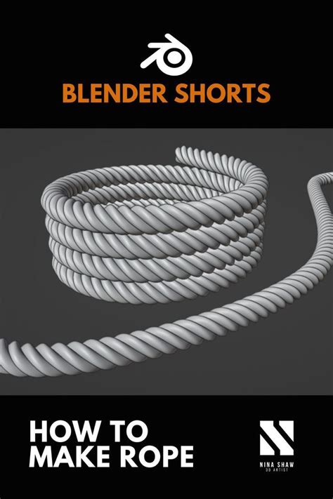How To Make A Rope In Blender 3D