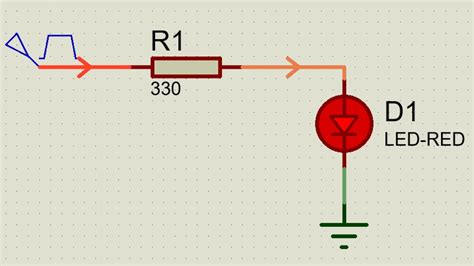 Introduction To Proteus Simple Led Blinking And Voltage Divider In