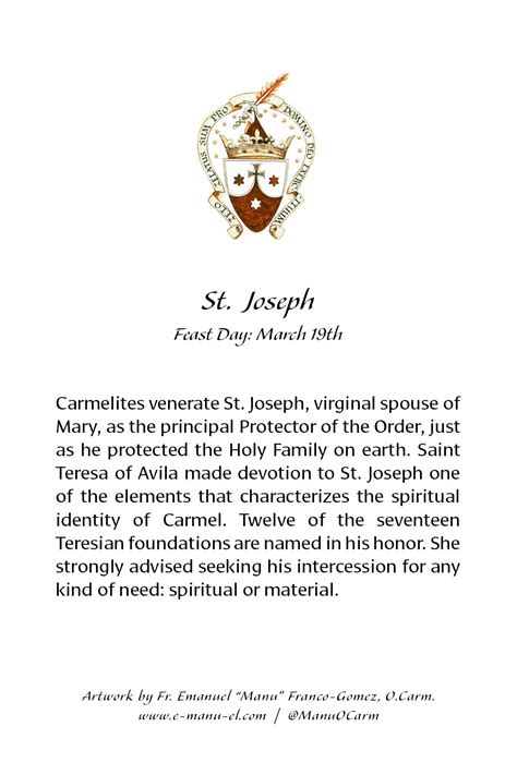 Carmelite Saint Note Cards Set Of 8 Unique Saints OCDS Wash Prov
