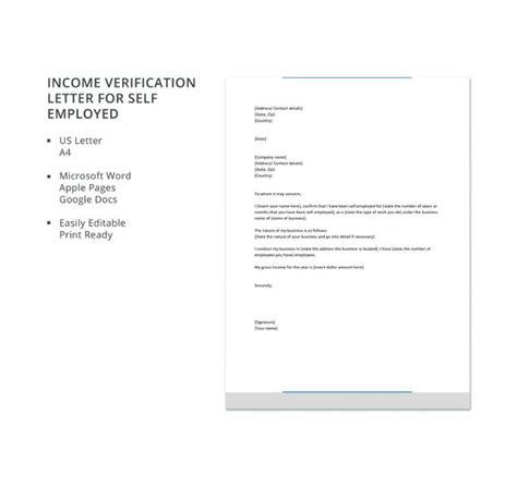 Self Employed Certificate TUTORE ORG Master Of Documents