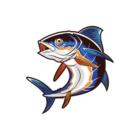 Tuna Fish Vector Illustration Design 8258034 Vector Art At Vecteezy
