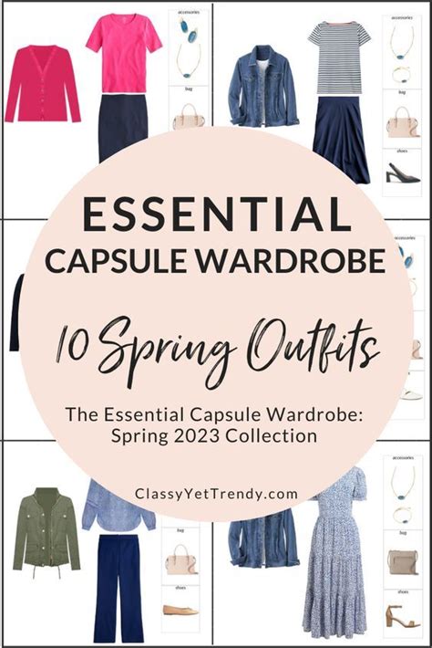 Sneak Peek Of The Essential Spring 2023 Capsule Wardrobe 10 Outfits