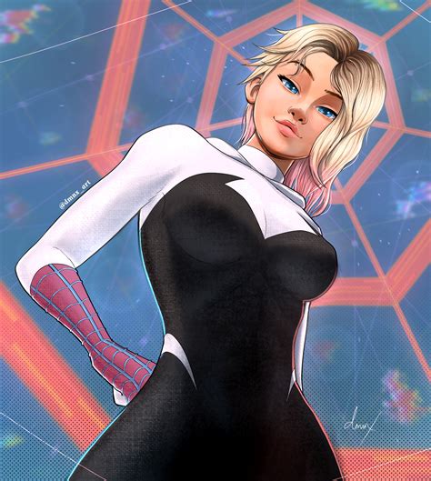 Artstation Gwen Stacy Fanart