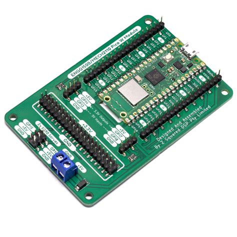 Breakout Board With Raspberry Pi Pico W Z Squared