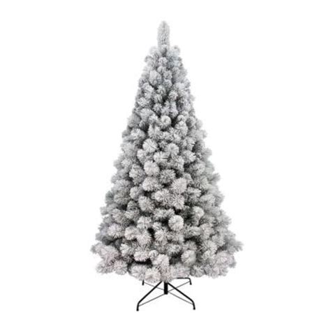 Árbol de Navidad Holiday Time Nevado 210 cm Verde Walmart
