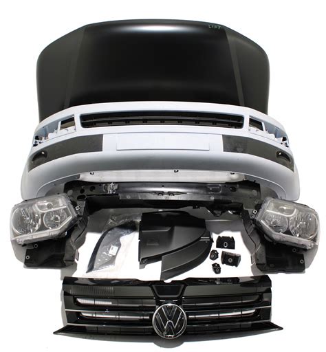 VW T5 LIFT BELKA GRILL ŚLIZGI WZMOCNIENIE LAMPY 7E5807221 za 6150 zł z