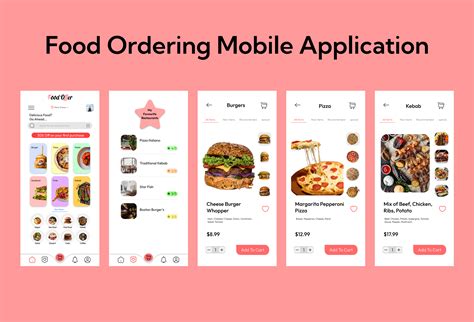 Food Ordering Application Figma