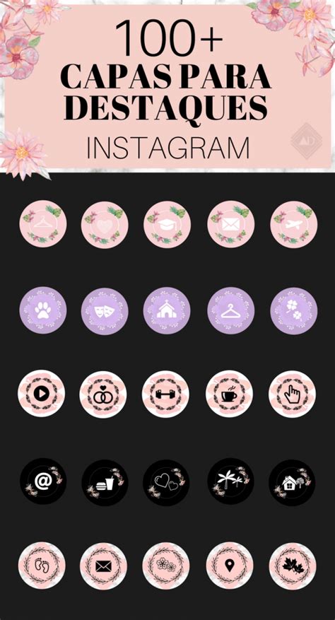 Capas Para Destaques Do Instagram Stories Highlights