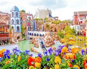 Phantasialand Germany Paint By Numbers Numeral Paint Kit