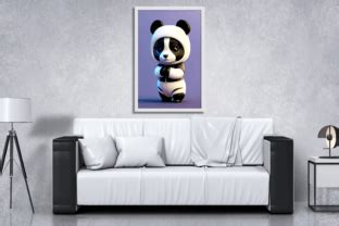 Beautiful Baby Panda Wall Art Graphic By Art On Demand Creative Fabrica