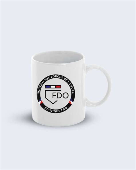 Mug Ecusson Fdo Soutien Aux Forces De L Ordre