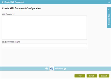 create an xml document