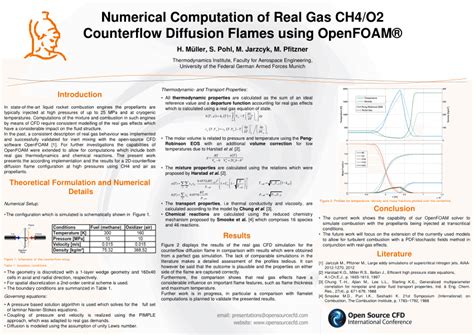 pdf numerical computation of real gas ch4 o2 counterflow diffusion flames using openfoam