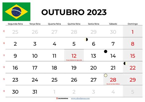 Feriados Em Outubro Calendarena