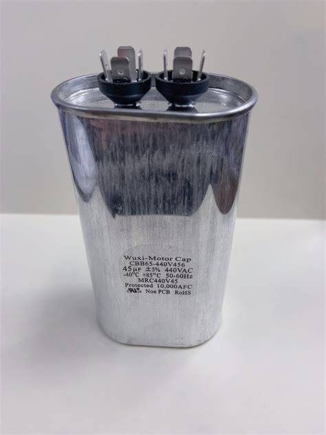 CBB65 440V456 45 UF 440 VAC Capacitor MRC440V45 Capacitor Industries