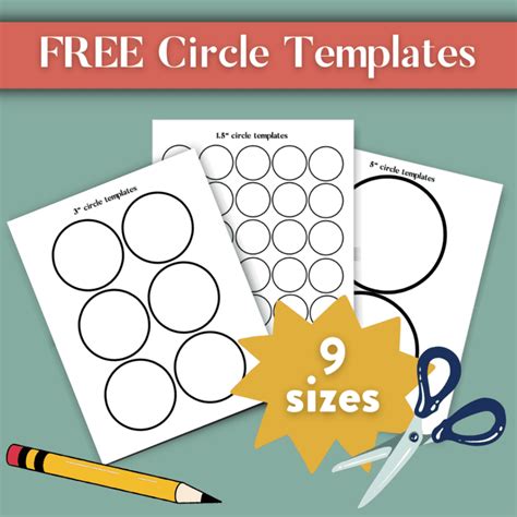Free Printable 6 Inch Circle Template FREE Printable Hub
