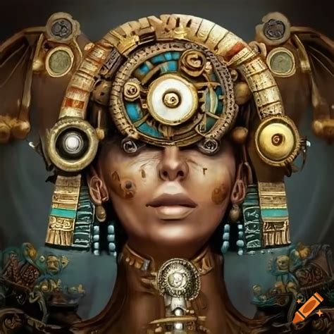 Steampunk Representation Of The Egyptian Tree Of Life On Craiyon