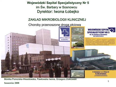 PPT Wojew Dzki Szpital Specjalistyczny Nr 5 Im Sw Barbary W Sosnowcu