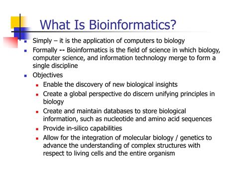 ppt bioinformatics powerpoint presentation free download id 5888868