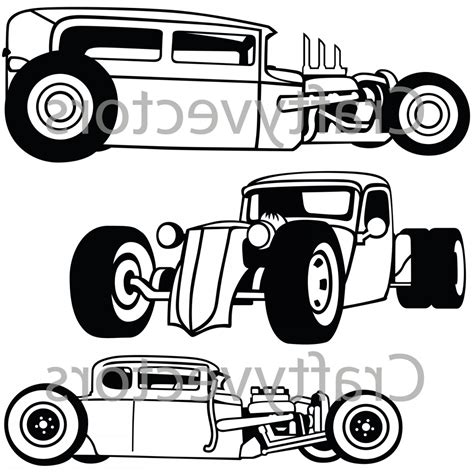 Hot Rod Car Drawings At PaintingValley Explore Collection Of Hot