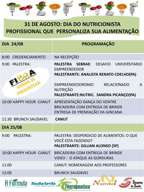 Pdf De Agosto Dia Do Nutricionista Profissional Fibrapara Edu Br
