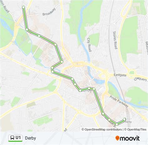 U1 Route Schedules Stops Maps Derby Updated