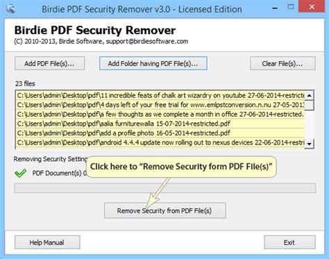 pdf security remover — unlock owner password pdf